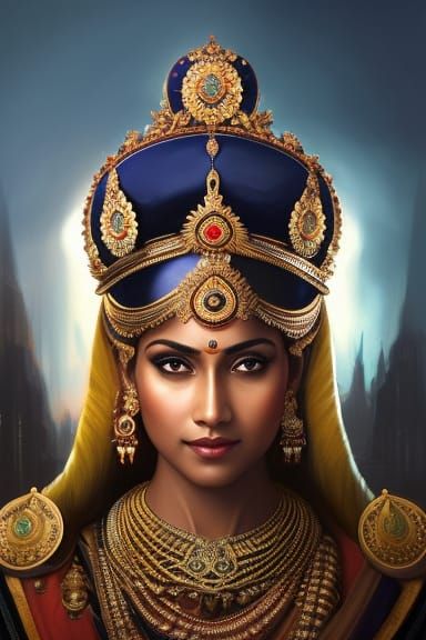 indian queen - AI Generated Artwork - NightCafe Creator