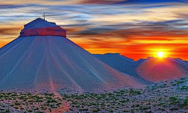 Desert sunrise israelis kingdom 4K Art of Illusion IMAX beautiful ...