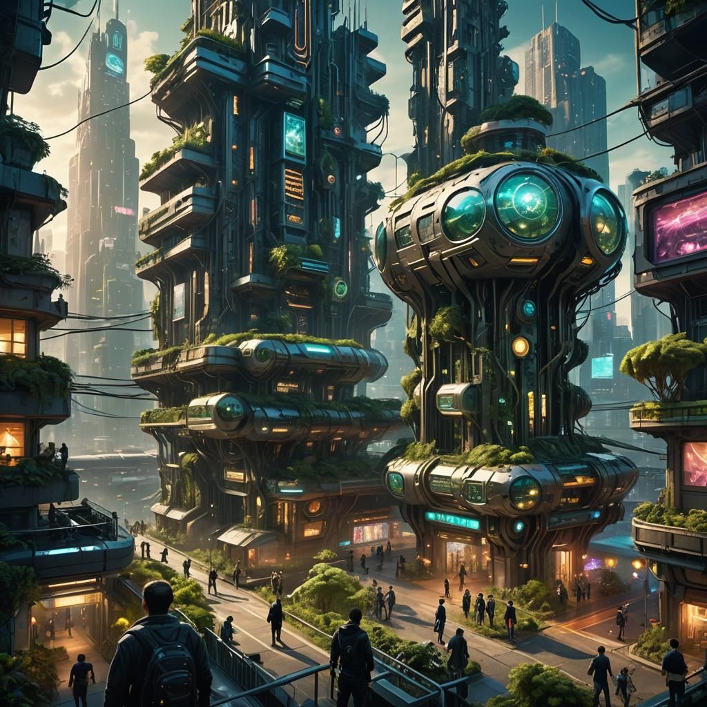 Future Dystopian - AI Generated Artwork - NightCafe Creator