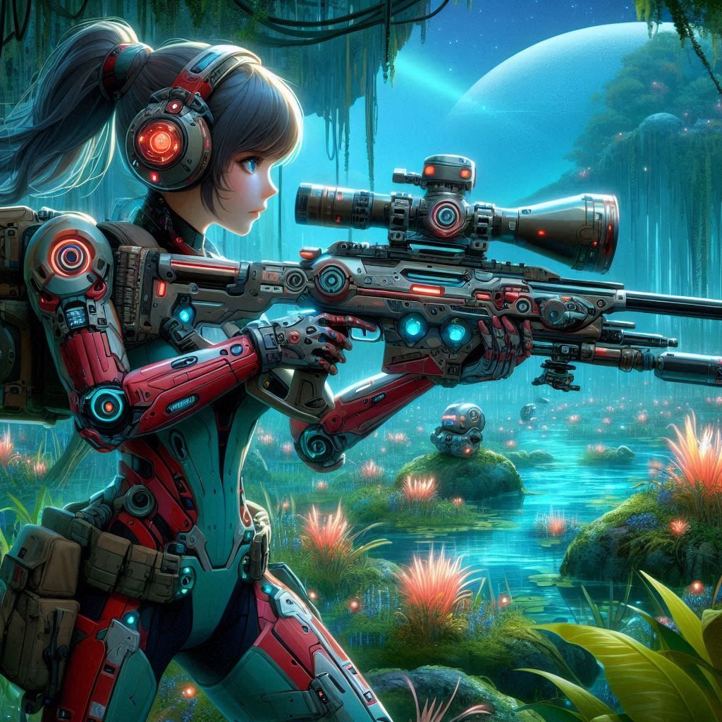 Pioneers of New Worlds 9 - Sniper - AI Generated Artwork - NightCafe ...