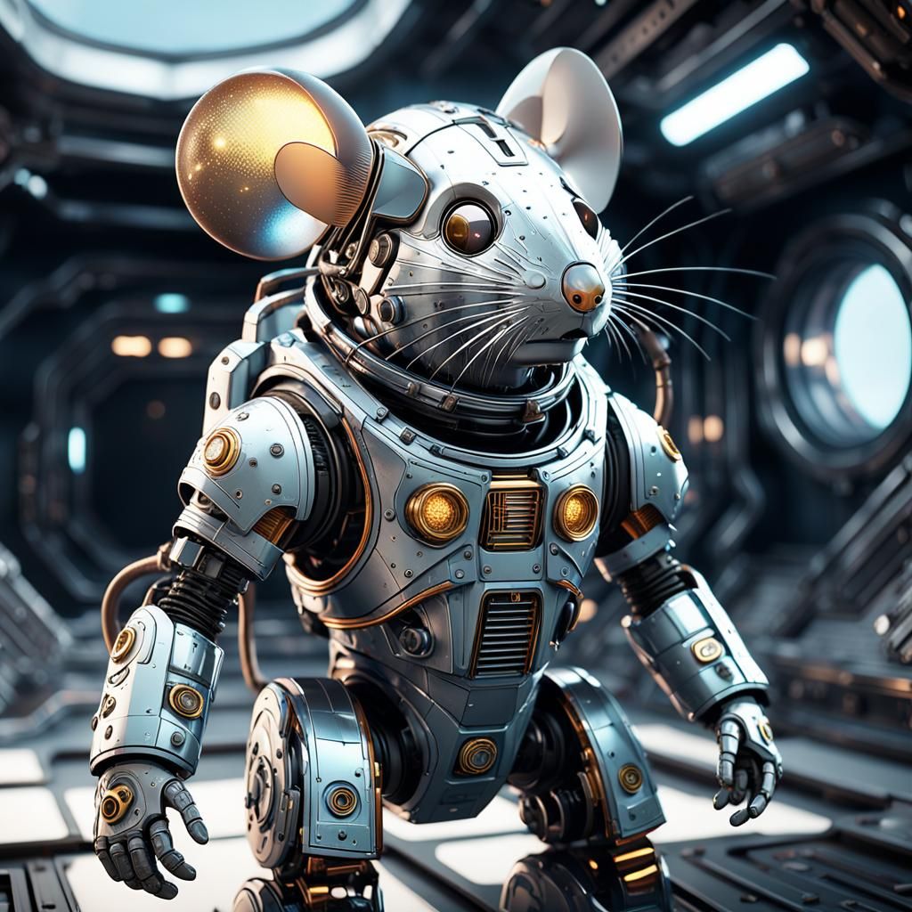 Robot mouse - AI Generated Artwork - NightCafe Creator