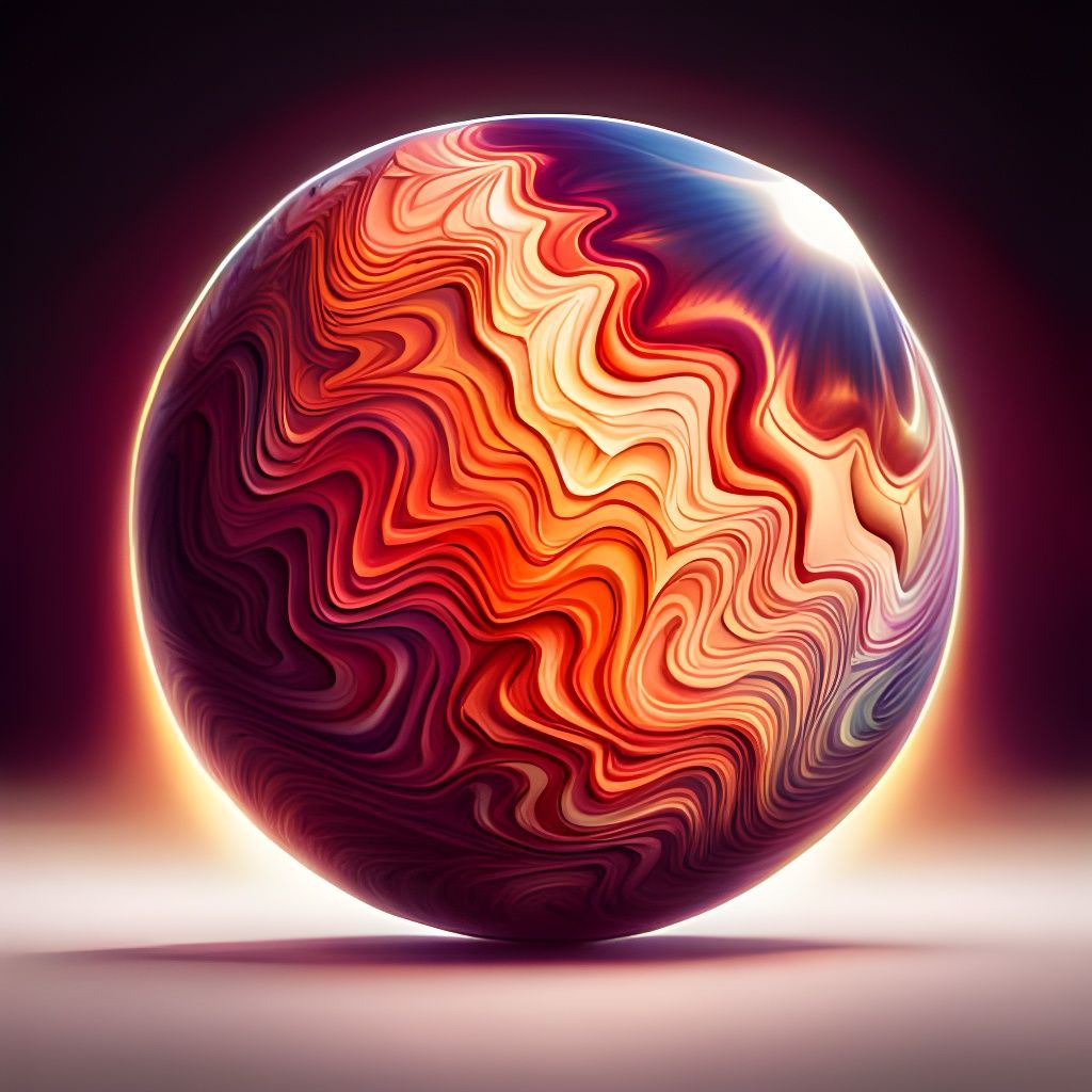 Sunstone Sphere - AI Generated Artwork - NightCafe Creator