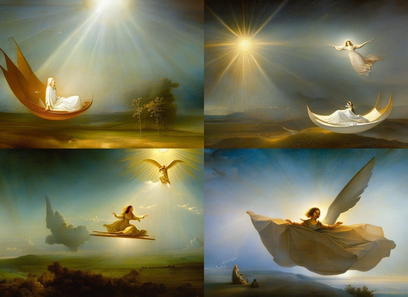 an angel floating : r/nightcafe