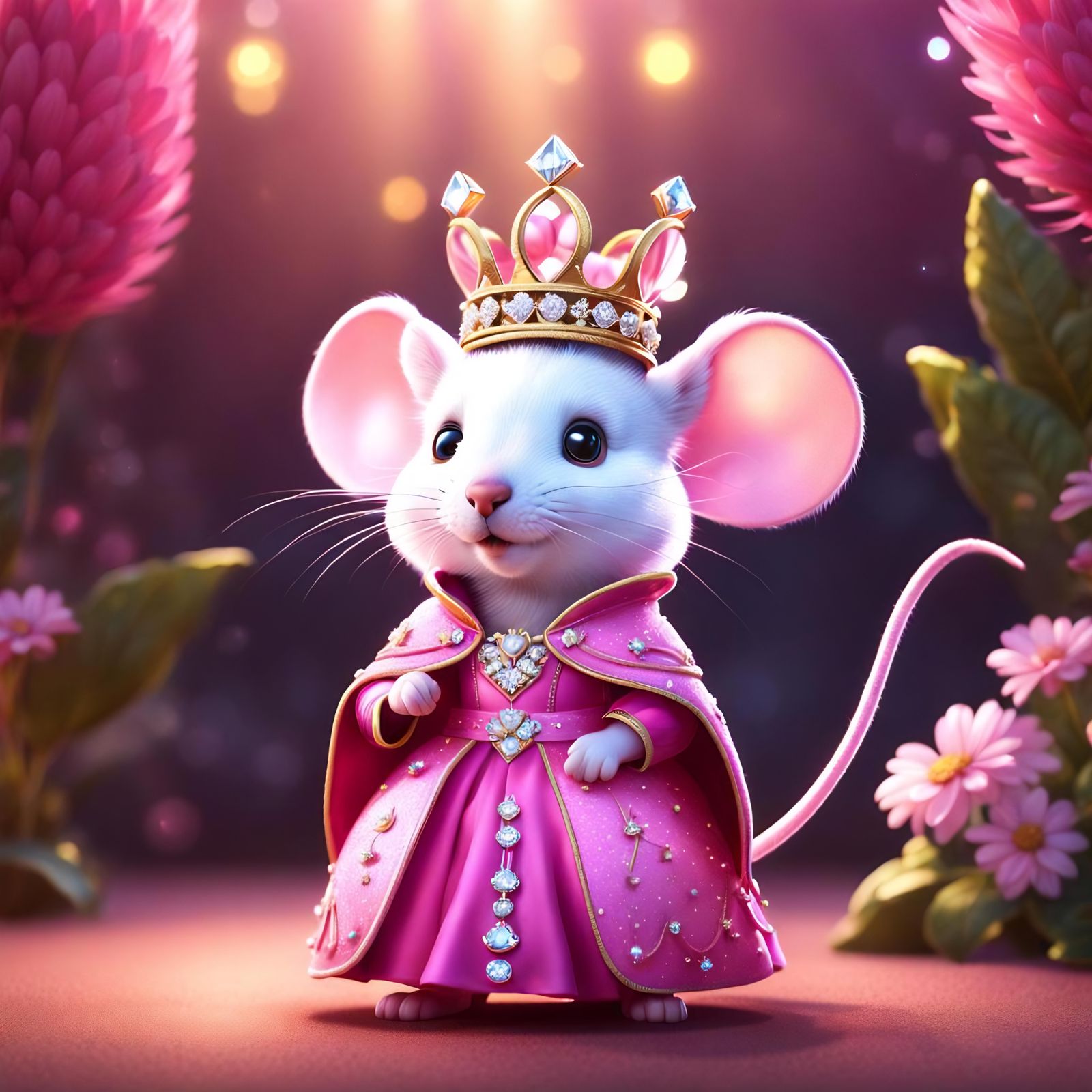 Queen Of Mice - AI Generated Artwork - NightCafe Creator
