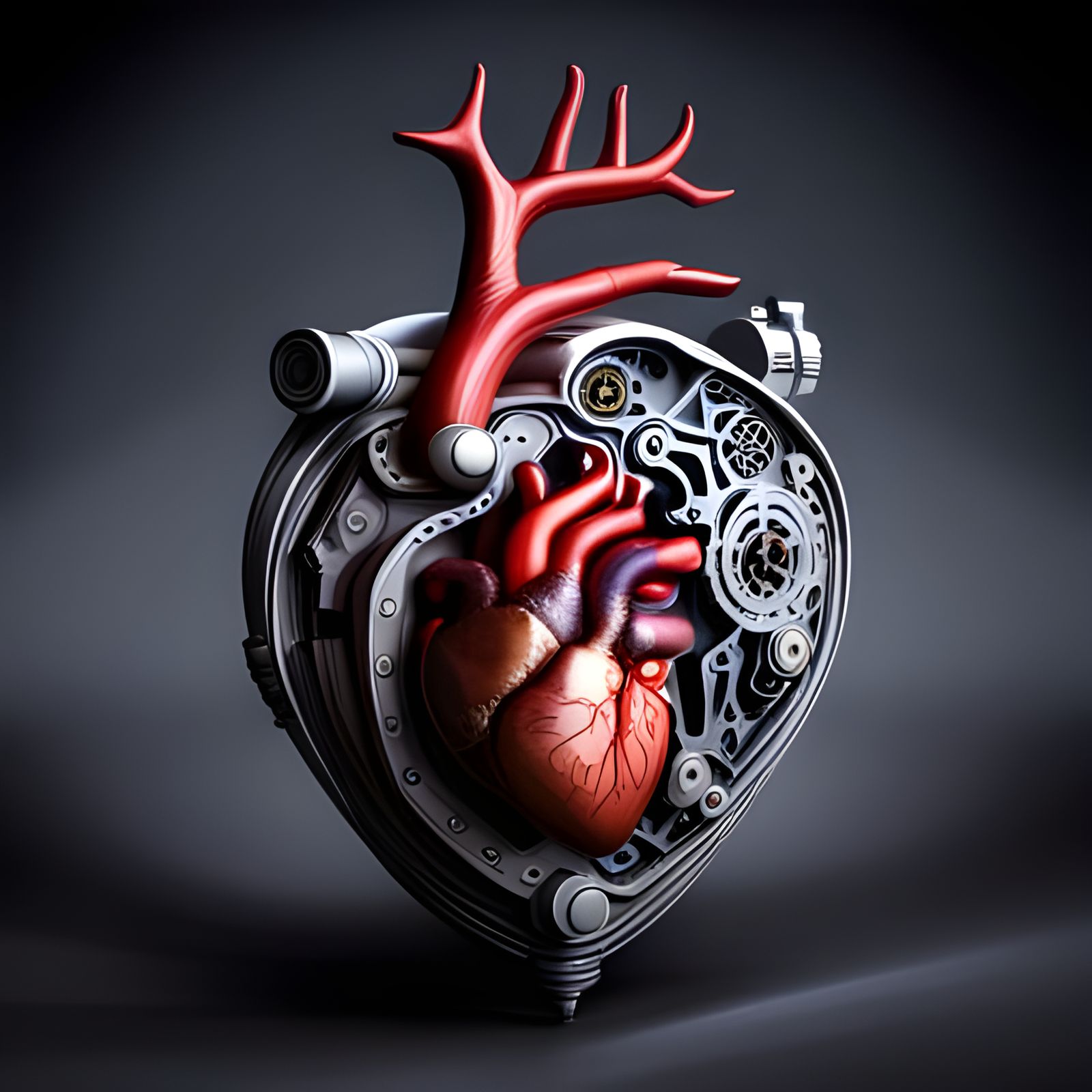 Heart Mechanics - AI Generated Artwork - NightCafe Creator