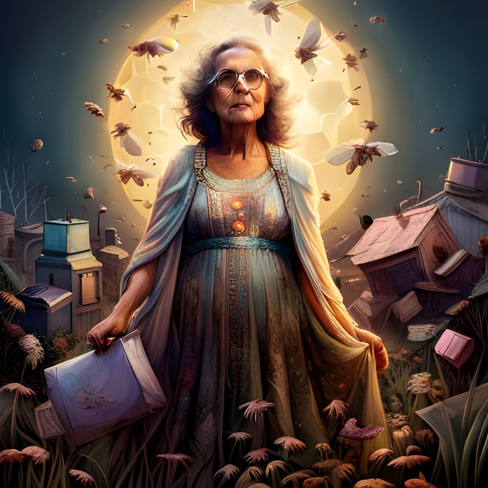 Grandmother - AI Generated Artwork - NightCafe Creator