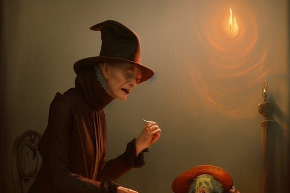 granny weatherwax - AI Generated Artwork - NightCafe Creator