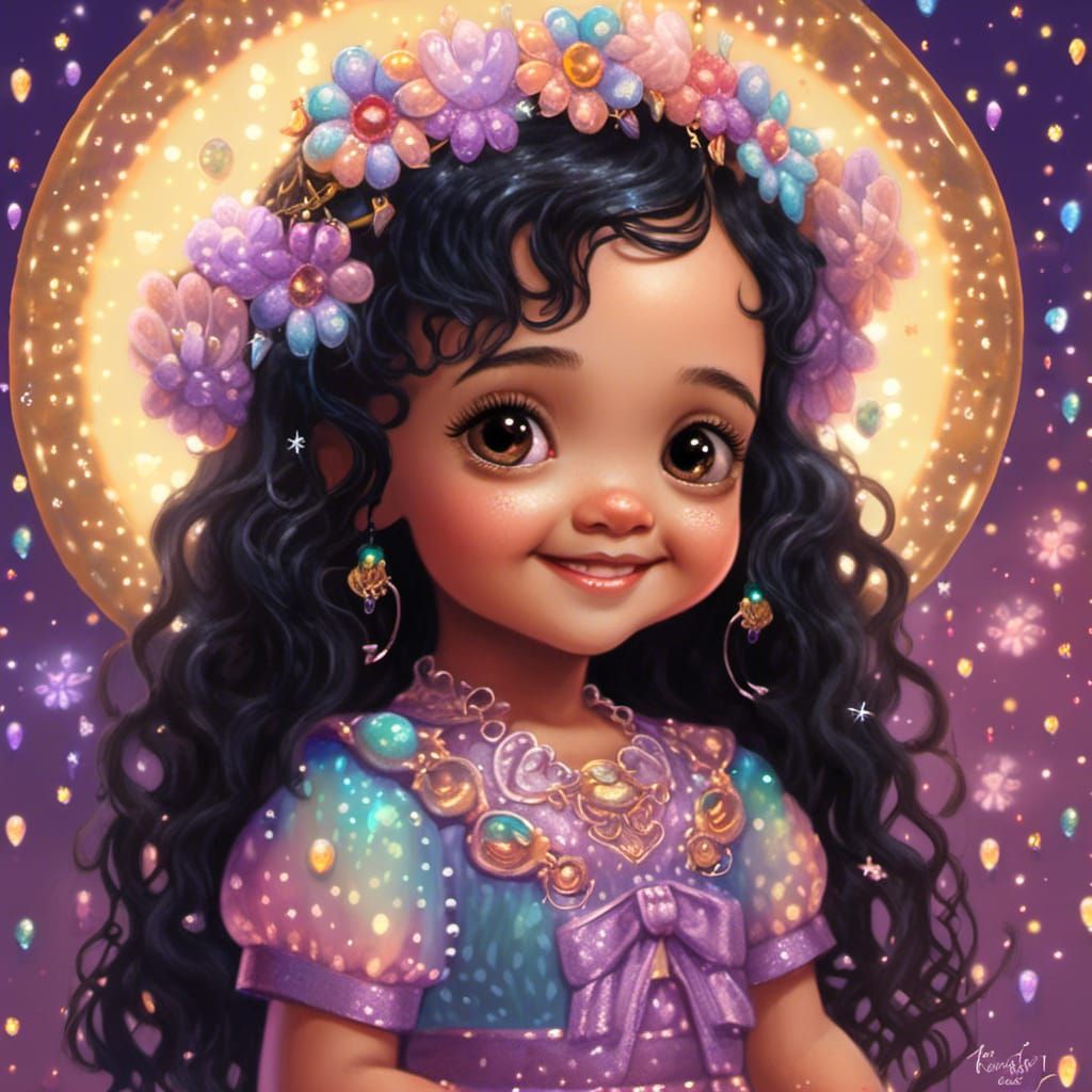 full portrait of adorable, chibified, cute as a baby, shiny detailed ...