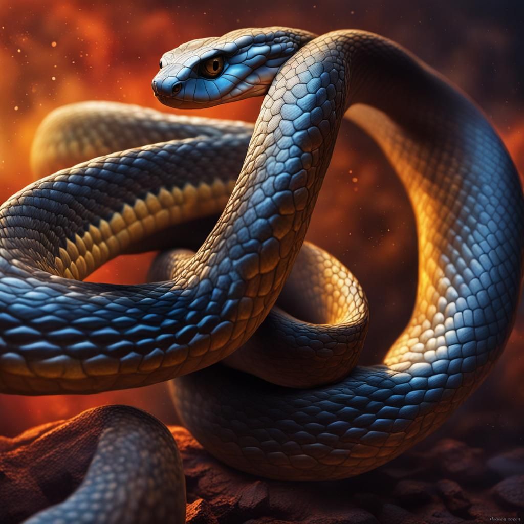 king cobra snake - AI Generated Artwork - NightCafe Creator