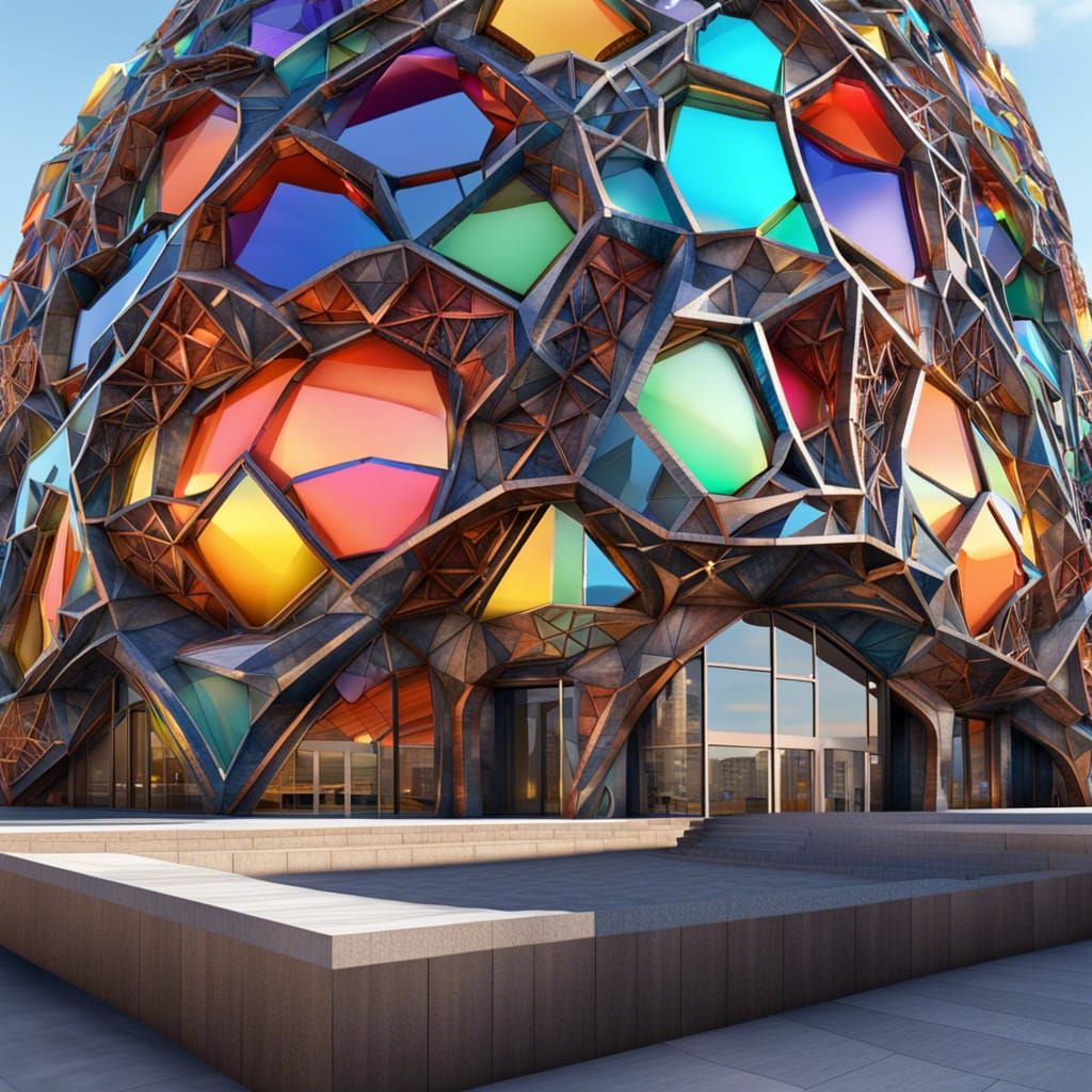 Hyperrealistic intricately detailed colorful and futuristic. super mega ...