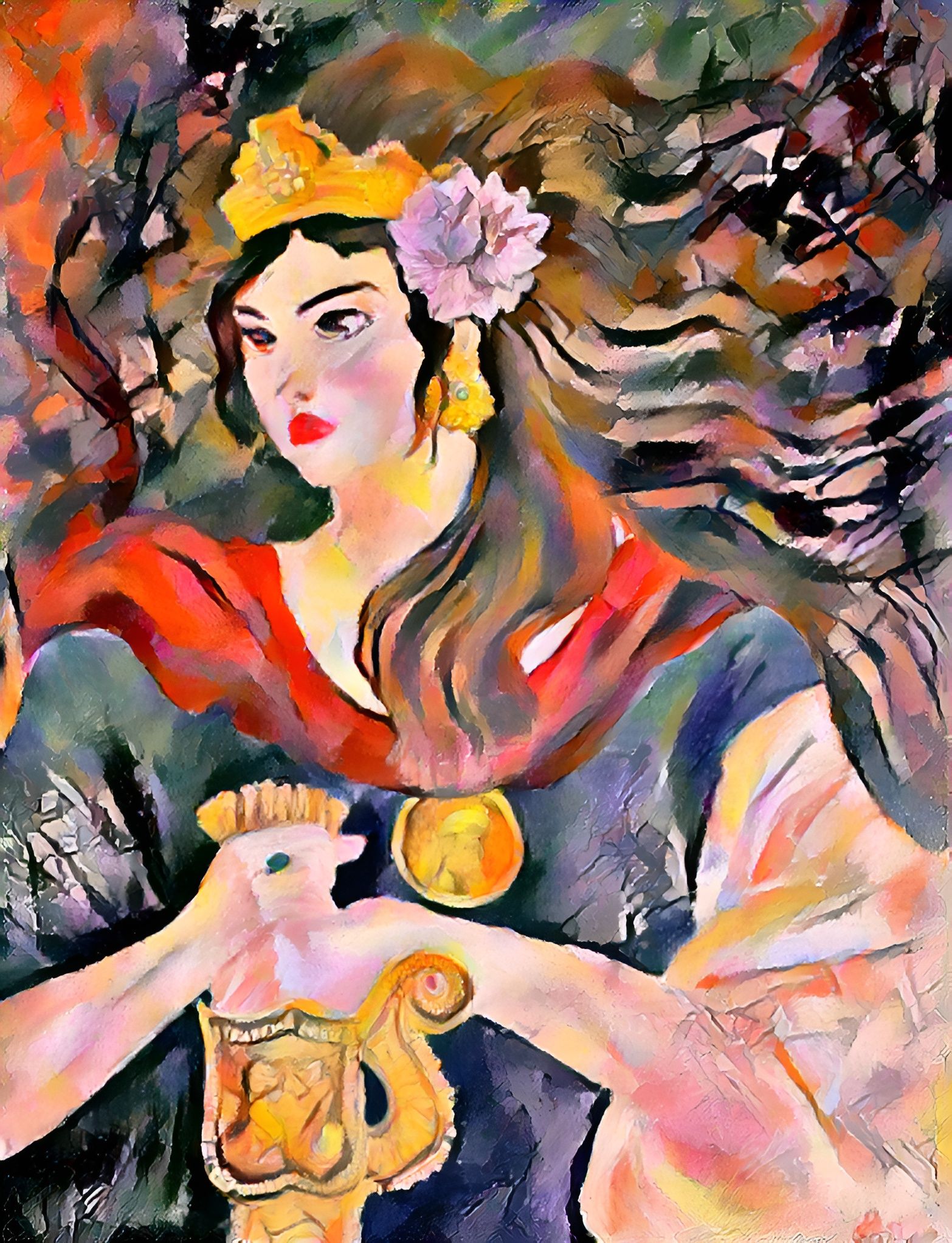 Lady warrior - AI Generated Artwork - NightCafe Creator