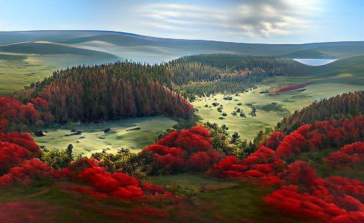 landscape vista photography by Carr Clifton & Galen Rowell, 16K ...