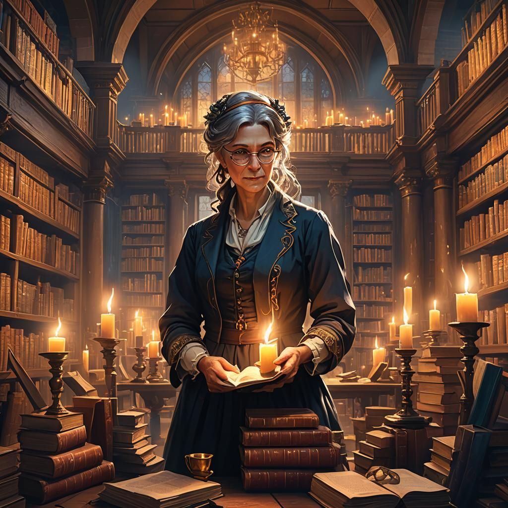 librarian - AI Generated Artwork - NightCafe Creator