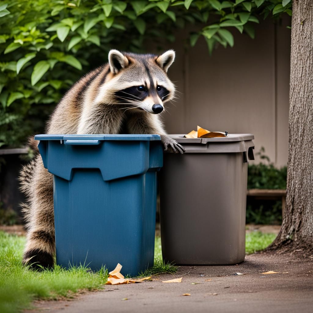 Giant Trash Panda - AI Generated Artwork - NightCafe Creator