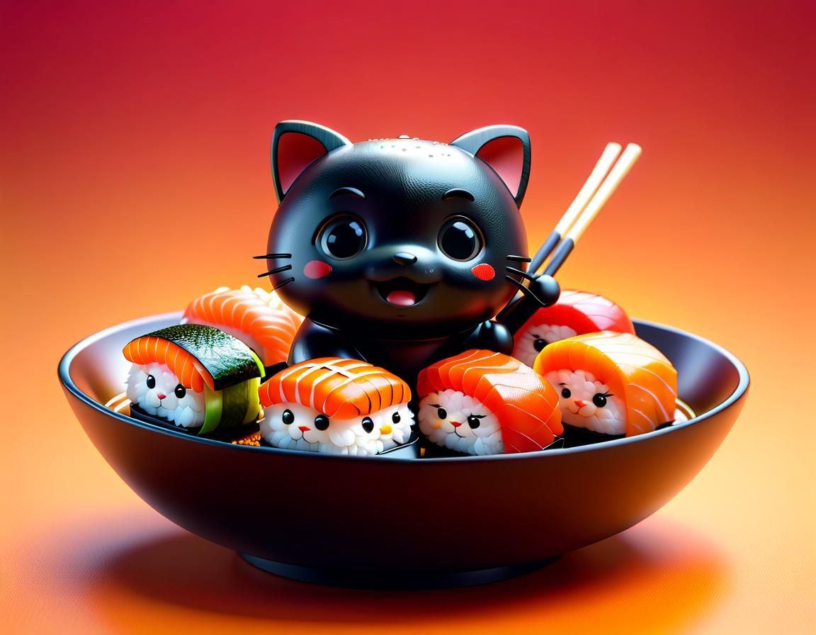 Meow Chow - AI Generated Artwork - NightCafe Creator