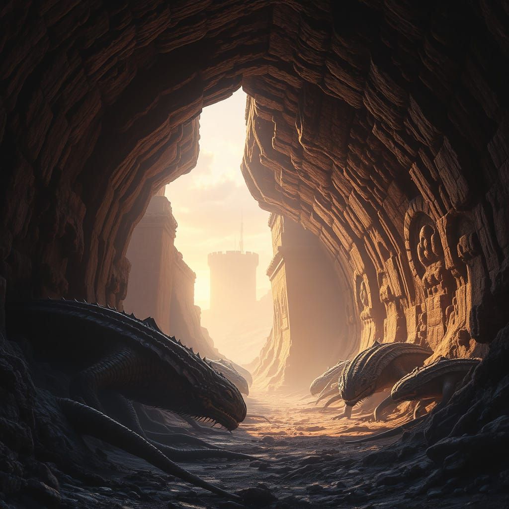 Abyssal Worms - Deep Burrowing Beasts in Ancient Ruins