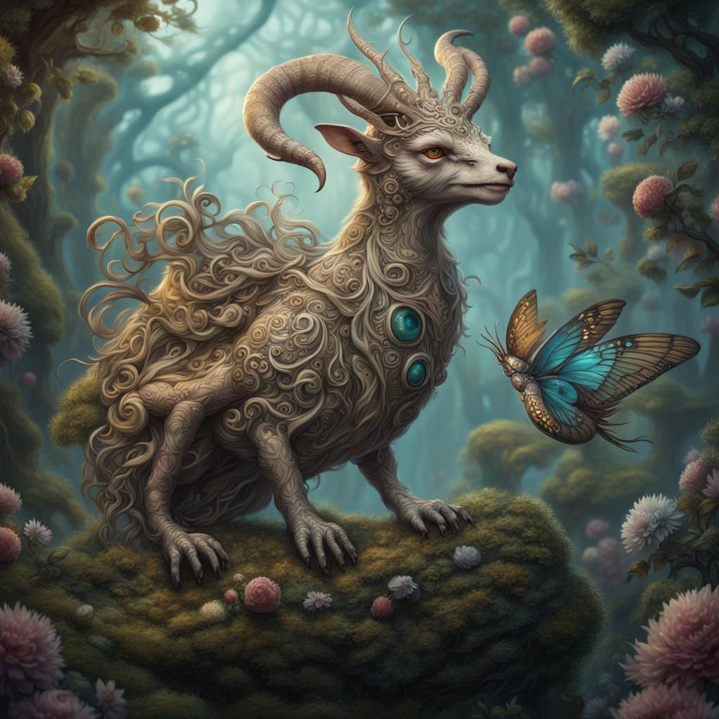 fantastical CREATURE - AI Generated Artwork - NightCafe Creator