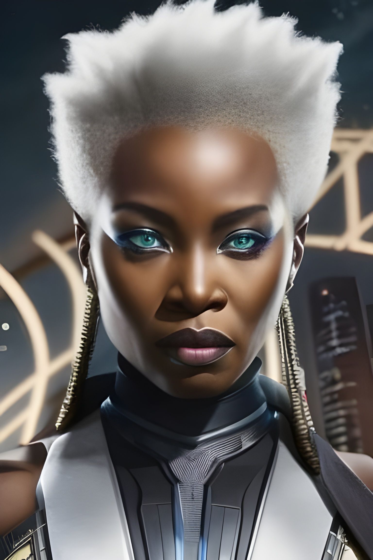 Ororo, Defender of Cyberpunk Wakanda - AI Generated Artwork - NightCafe ...