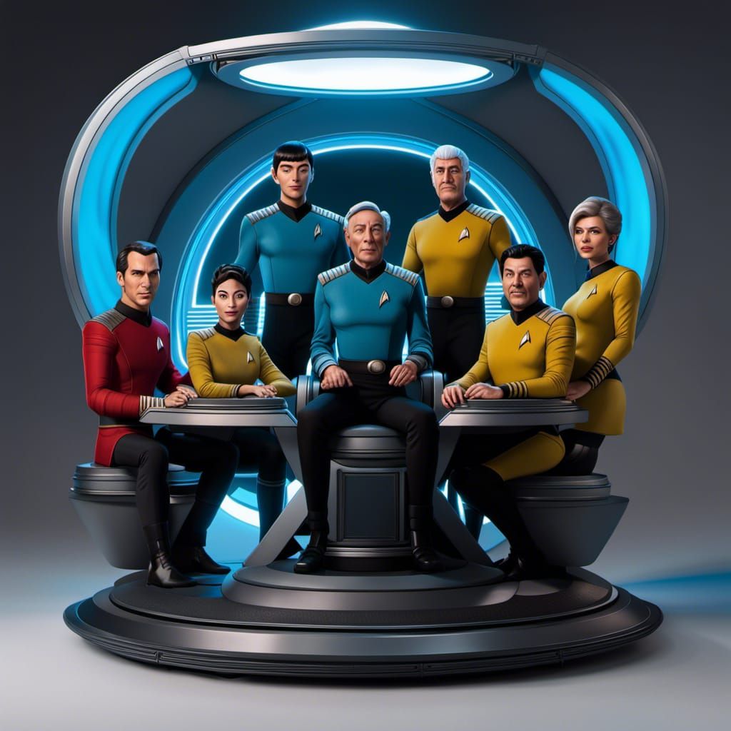 Star Trek crew 🚀 - AI Generated Artwork - NightCafe Creator