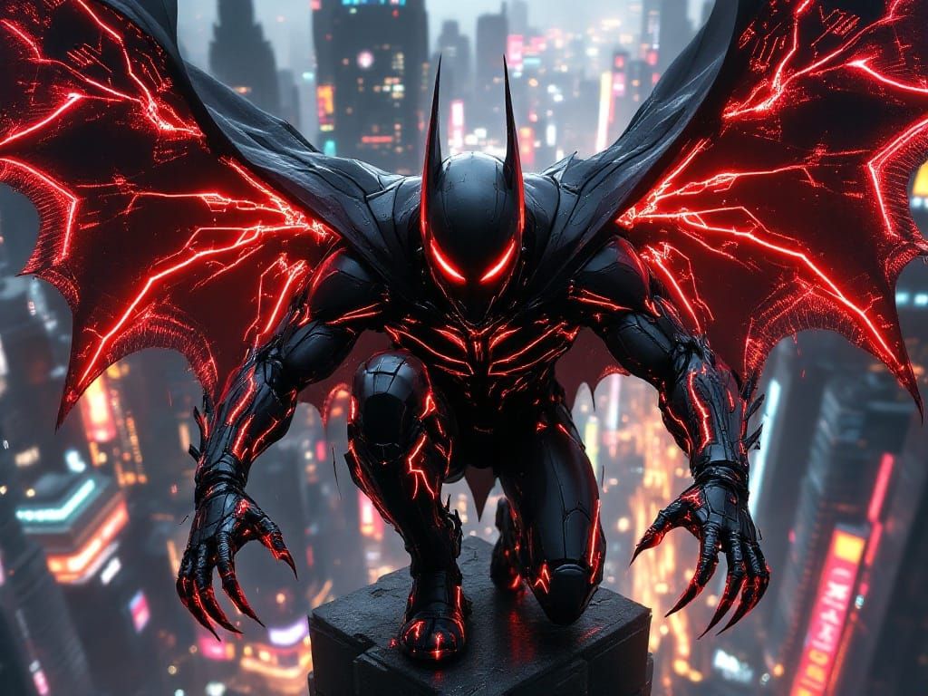 Cyberpunk batman - Cyberpunk Batman: Dark Knight Meets Cyber...