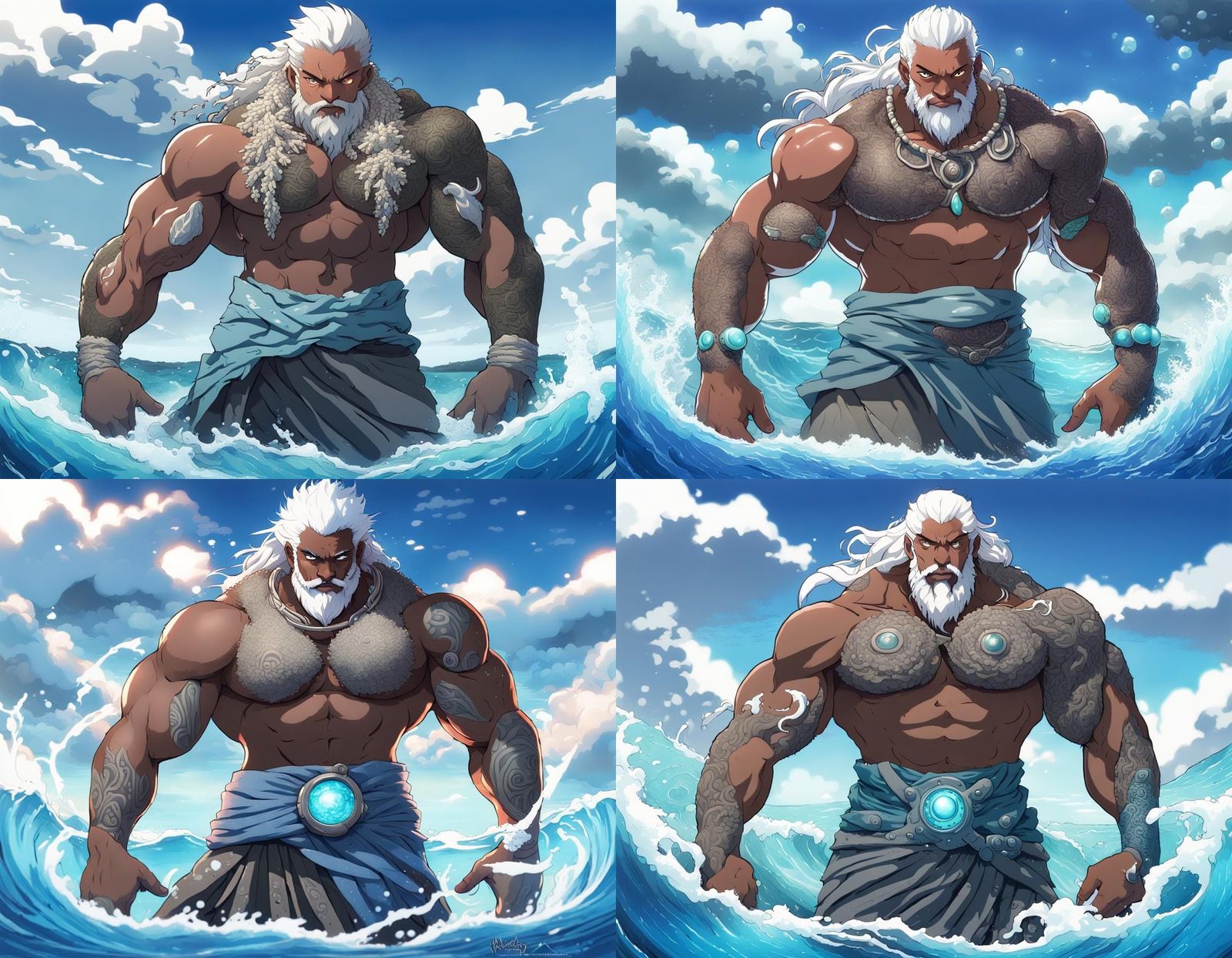 Tangaroa, Maori god of the Seas Version 2 - AI Generated Artwork - NightCafe Creator
