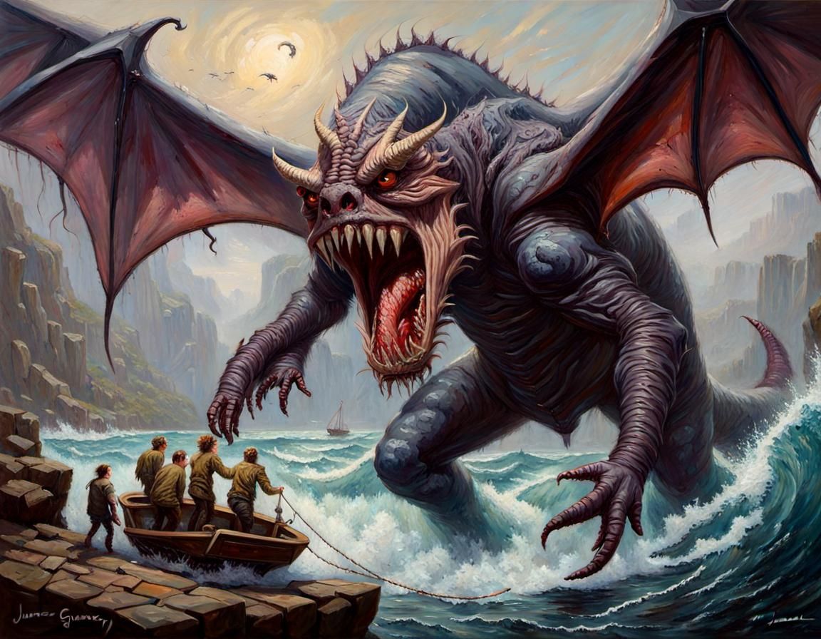 The Flying Devourer - AI Generated Artwork - NightCafe Creator