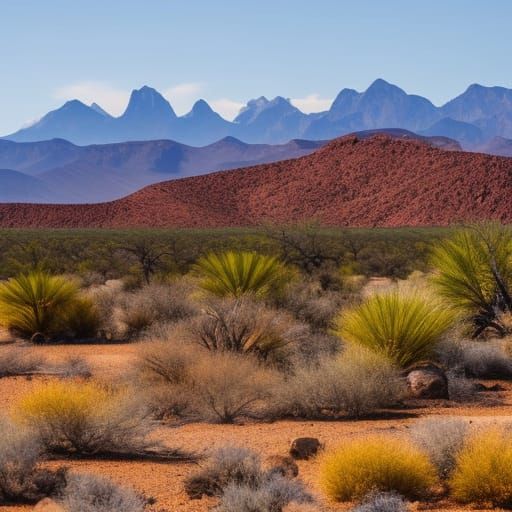 Tucson, Arizona Desert Scene - AI Generated Artwork - NightCafe Creator