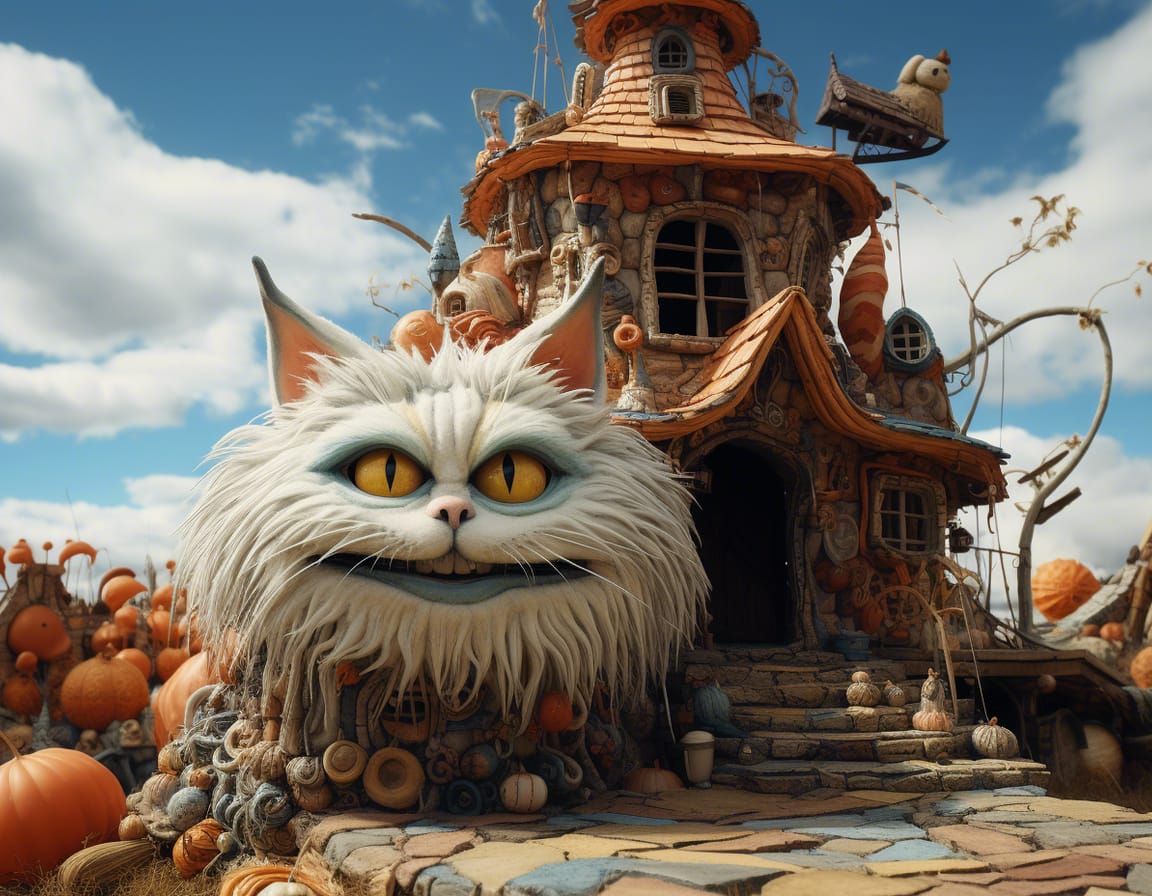 C'mon Inside, It's Time To Vote! Said The Cat-Ogre - AI Generated ...