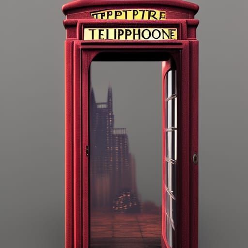 Time-travel Phone-Booth - AI Generated Artwork - NightCafe Creator