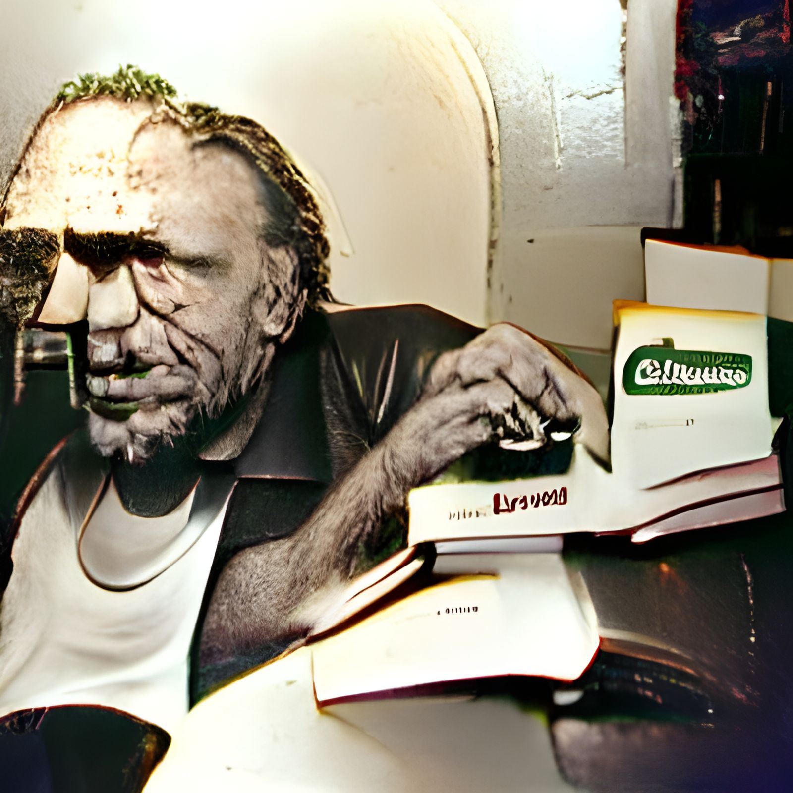 Charles Bukowski - AI Generated Artwork - NightCafe Creator