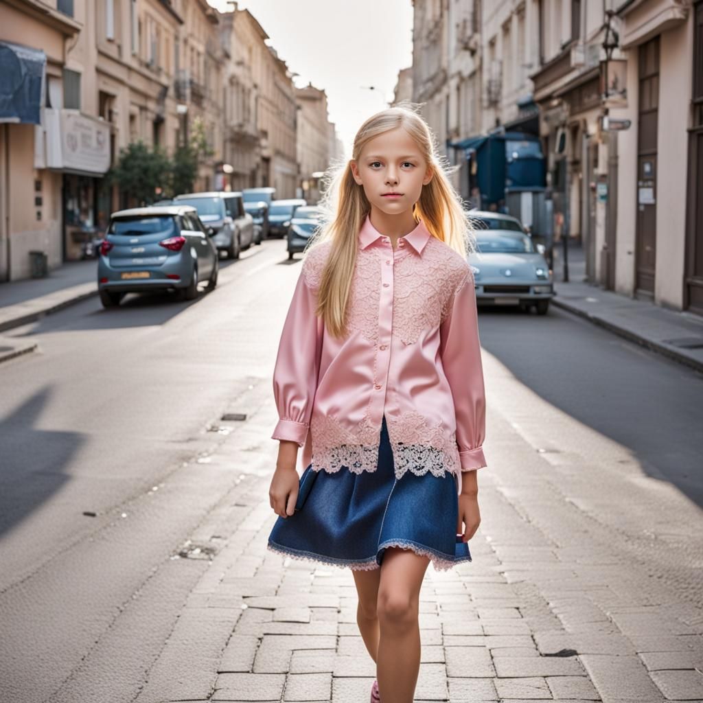 Walking on the street - AI Generated Artwork - NightCafe Creator