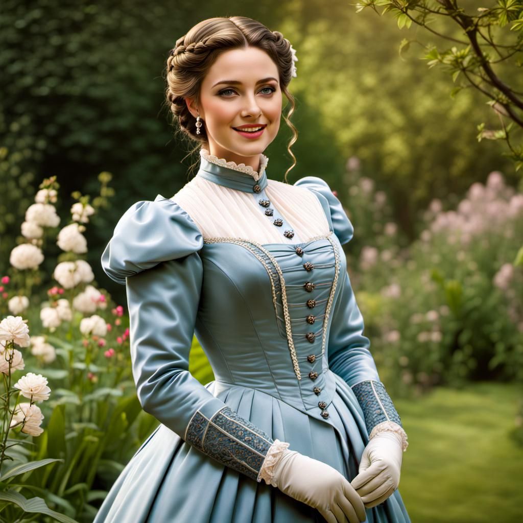 Victorian Lady 🌸 🌿 - AI Generated Artwork - NightCafe Creator