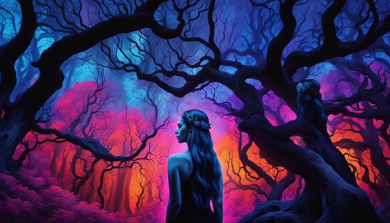 Black Light Art - AI Generated Artwork - NightCafe Creator