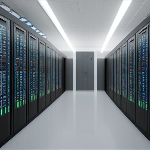 server room - AI Generated Artwork - NightCafe Creator