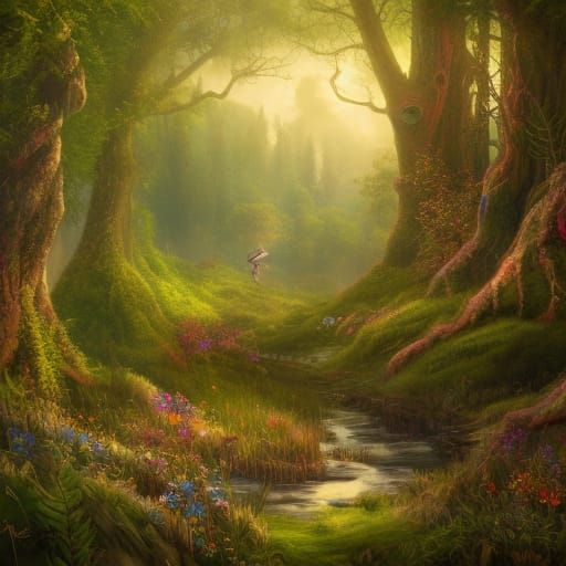 The Forest II - AI Generated Artwork - NightCafe Creator