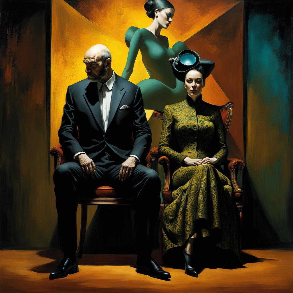 "Surreal Couple" - AI Generated Artwork - NightCafe Creator