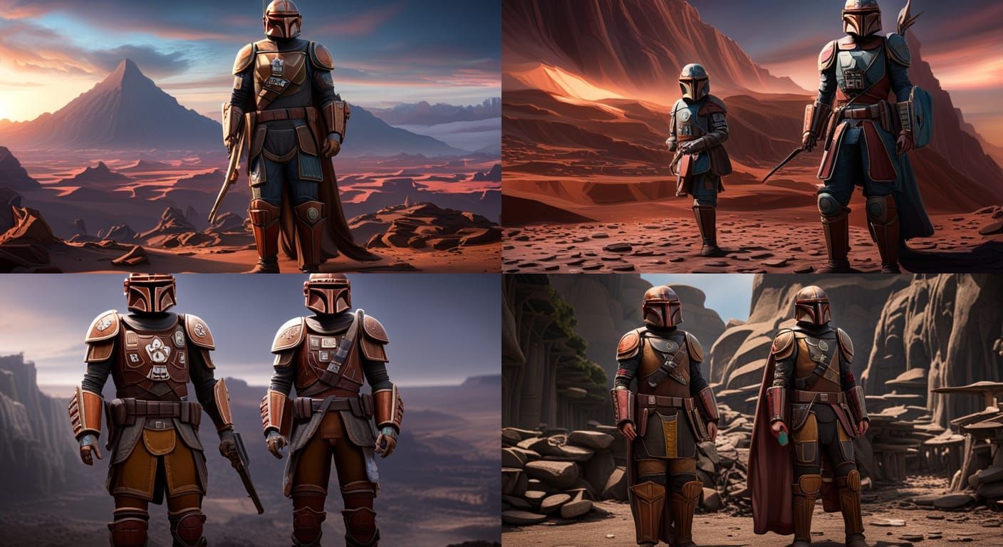 Mandalorian Aztec armor - AI Generated Artwork - NightCafe Creator