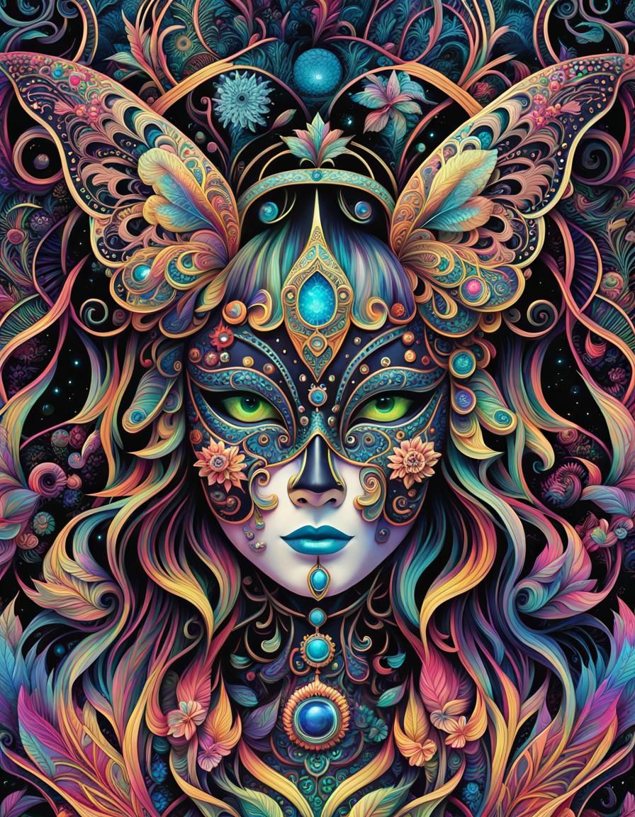 (Hyper detailed anime art of a mystical creature with angel inspired ...