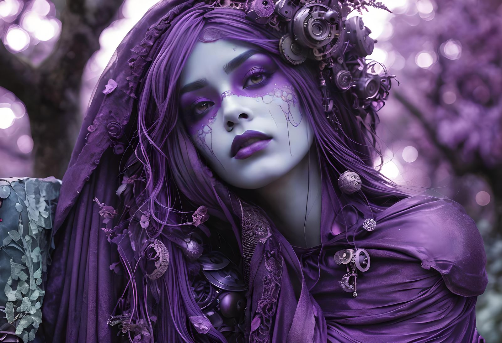 Phantom Purple Kush - AI Generated Artwork - NightCafe Creator