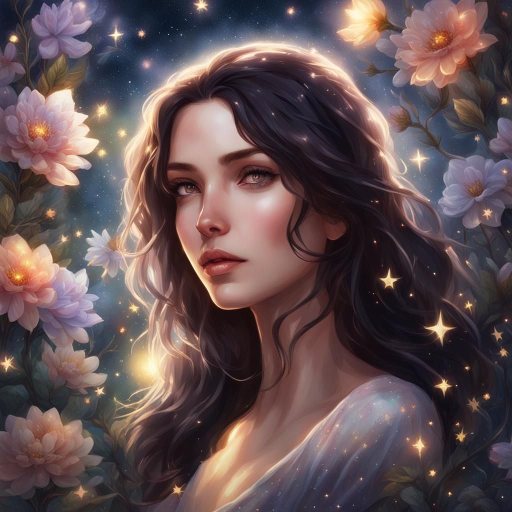 Garden of Starlight - AI Generated Artwork - NightCafe Creator