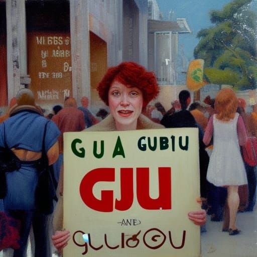 Thrak Woman goes gugu - AI Generated Artwork - NightCafe Creator