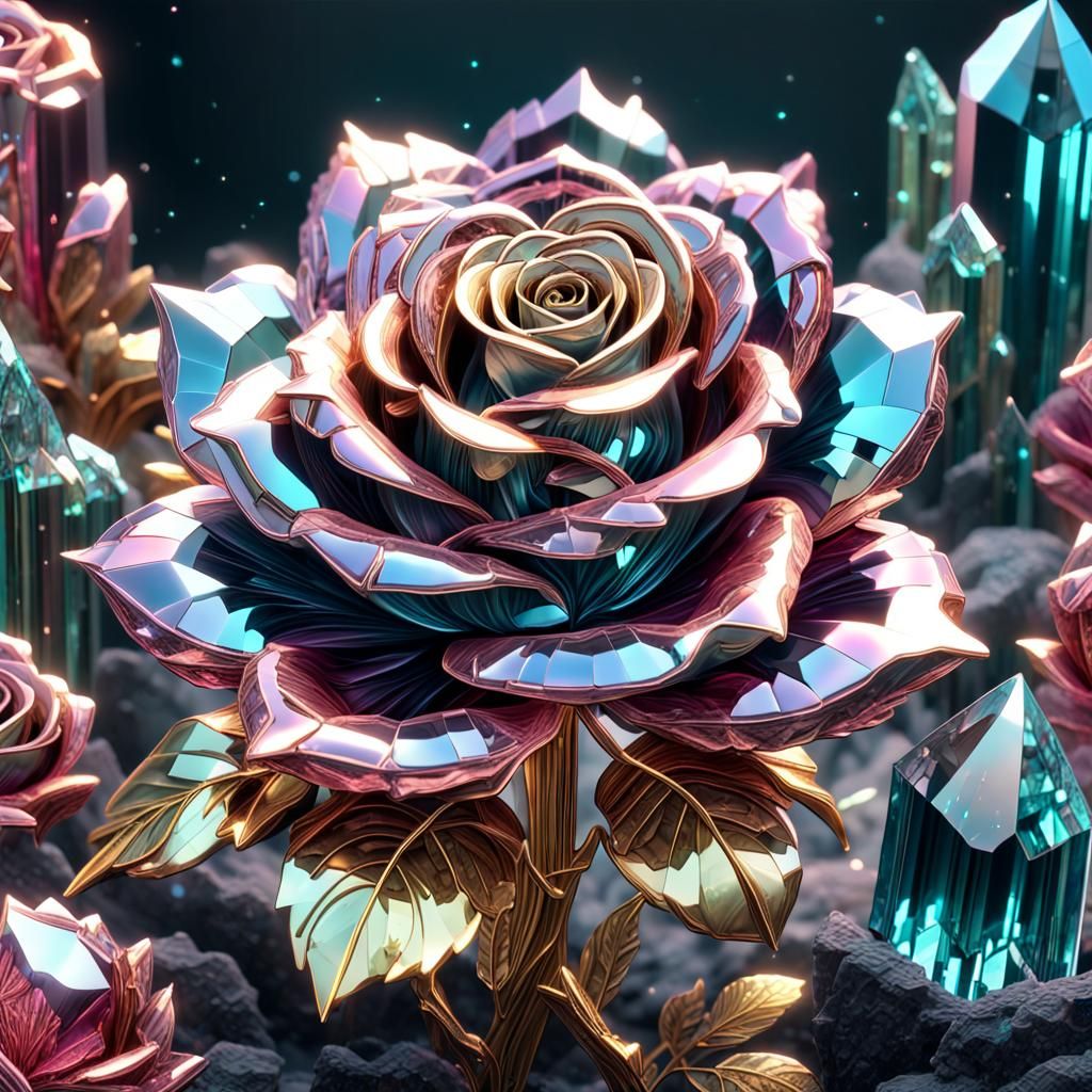 Rose - AI Generated Artwork - NightCafe Creator