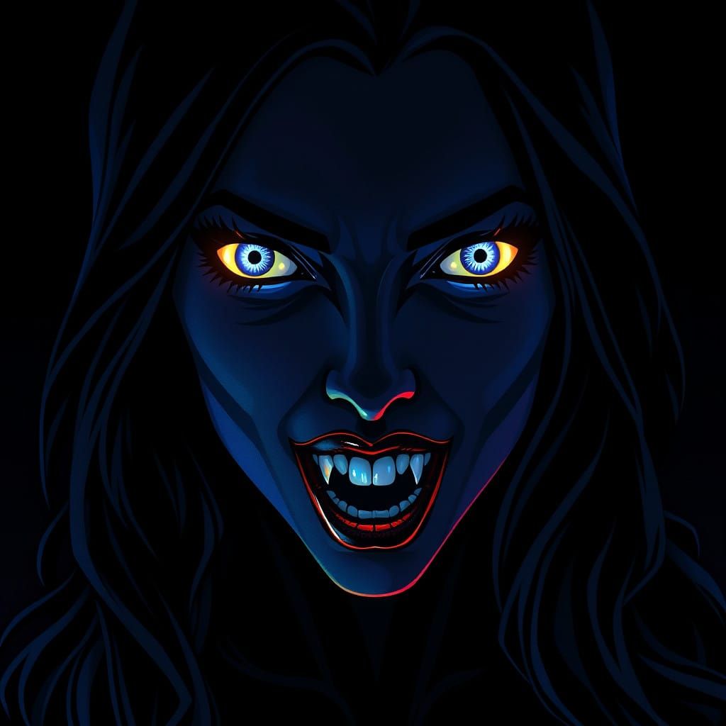 Thirsting for a Bloody Mary - Ethereal Vampire Goddess in Da...