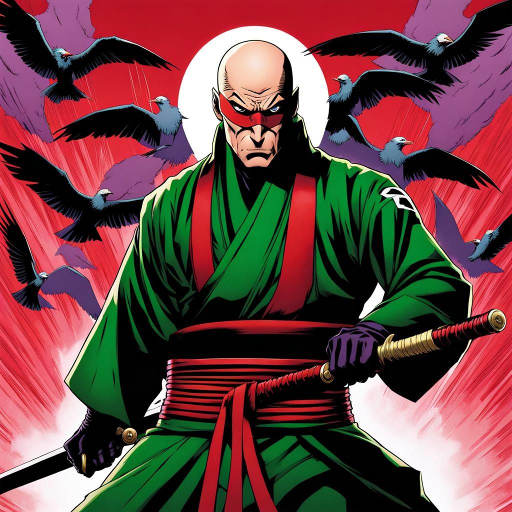 Marvel Comics villain the Vulture Adrian Toomes as an Akatsuki ninja ...