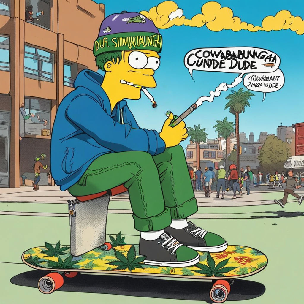 Simpsons Stoner - Simpsons Stoner