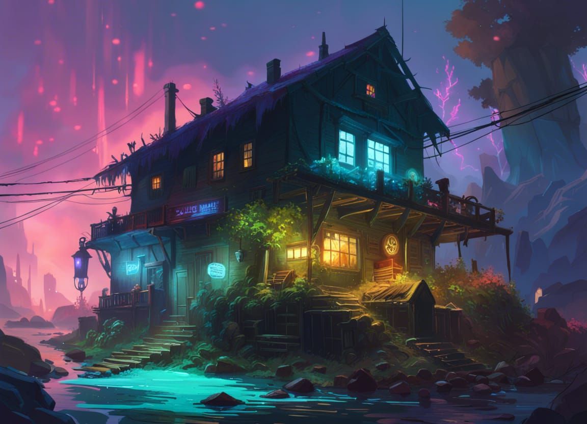 Fantasy Tavern Environment in the Style of Ismail Inceoglu - AI ...