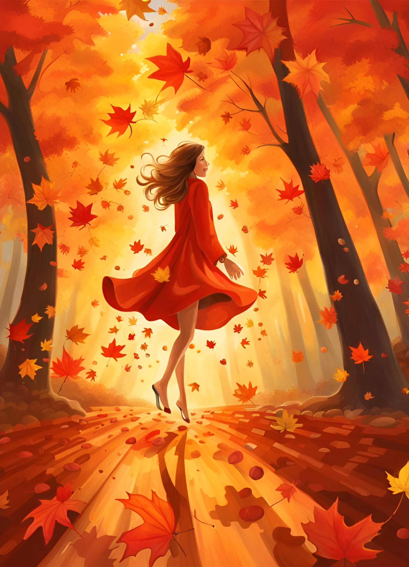 Autumn - AI Generated Artwork - NightCafe Creator