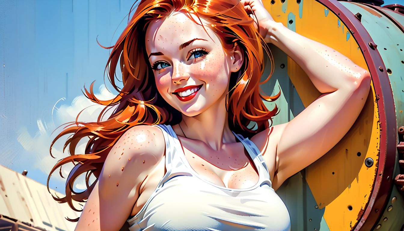 pinup girl - AI Generated Artwork - NightCafe Creator