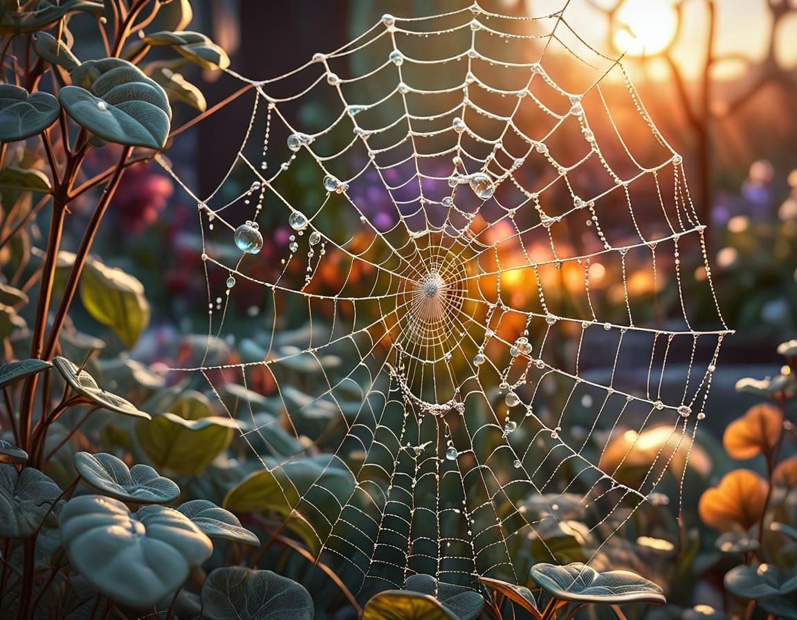 Spiderweb - AI Generated Artwork - NightCafe Creator