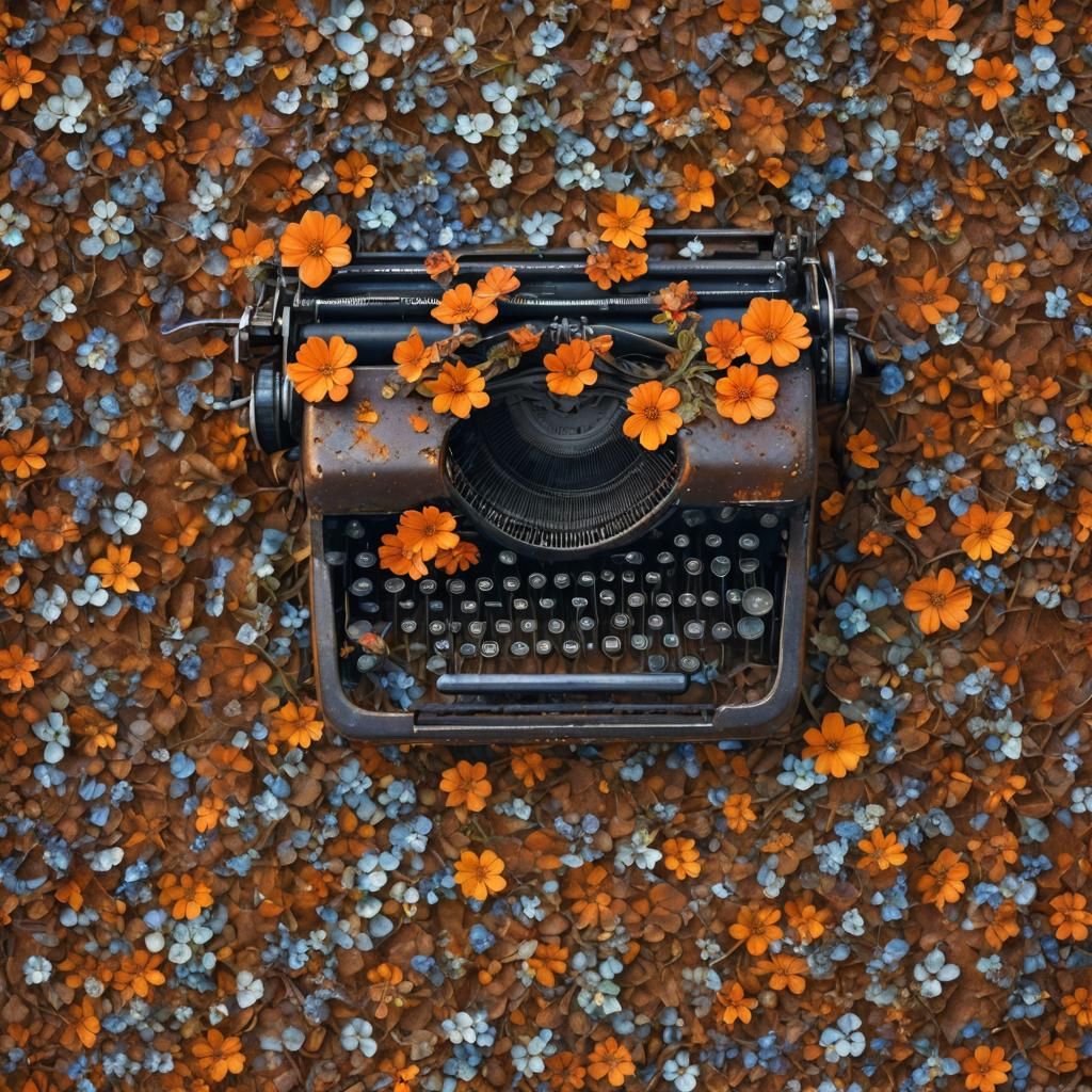 typewriter - AI Generated Artwork - NightCafe Creator